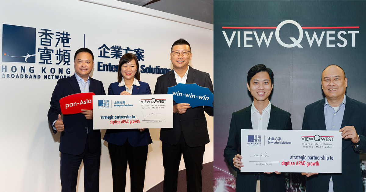 ViewQwest + HKBN Partnership = 1-Stop DX Services in APAC