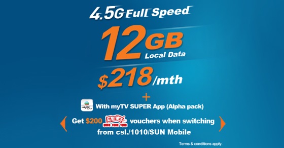 HKBN Rolls out Groundbreaking 4.5G High-usage Mobile Bundles at HK$218 up